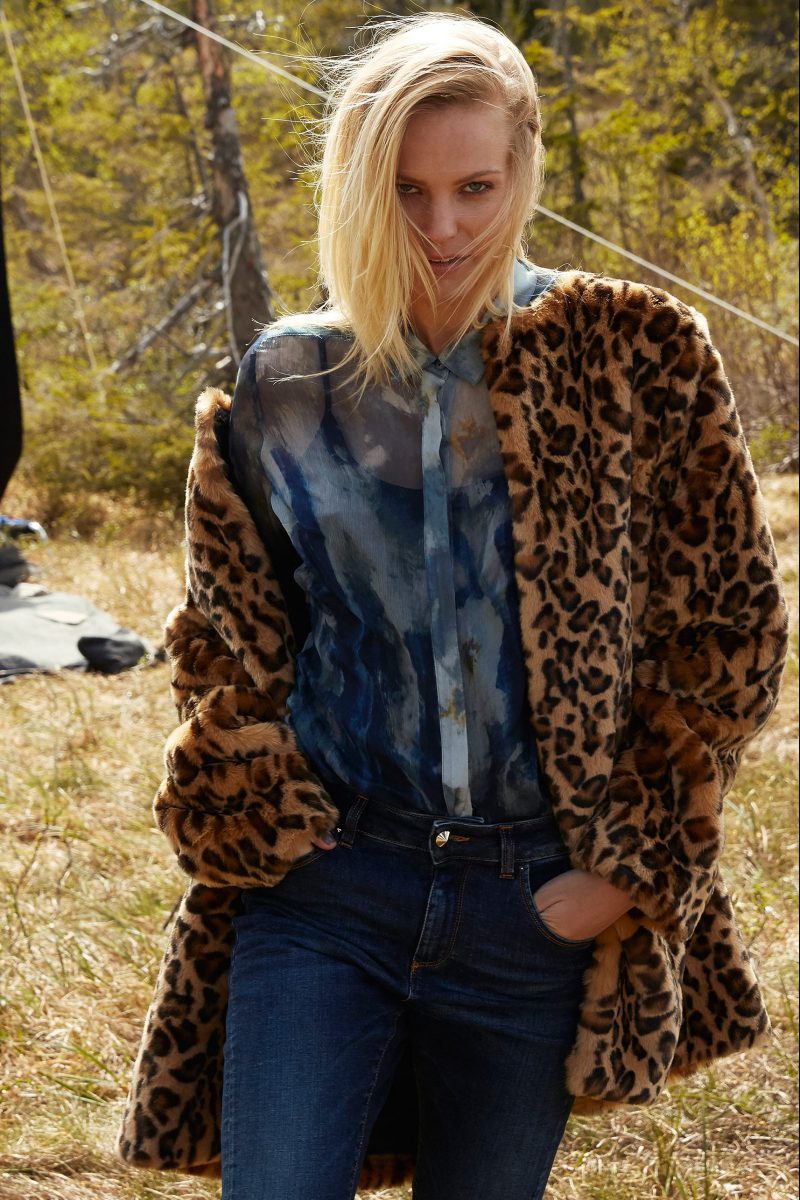 Leopard kåpe Katrin Uri – 500 biba leopard coat
