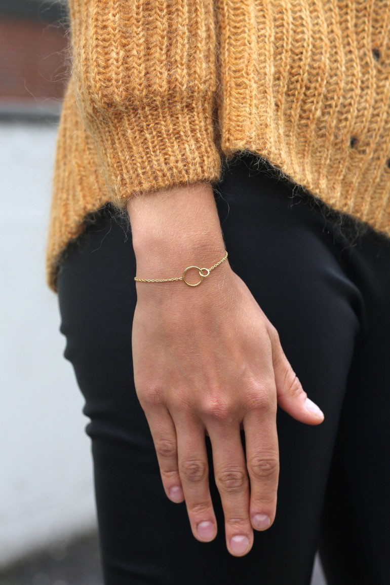 ‘Double cirkle’ armbånd Enamel Copenhagen